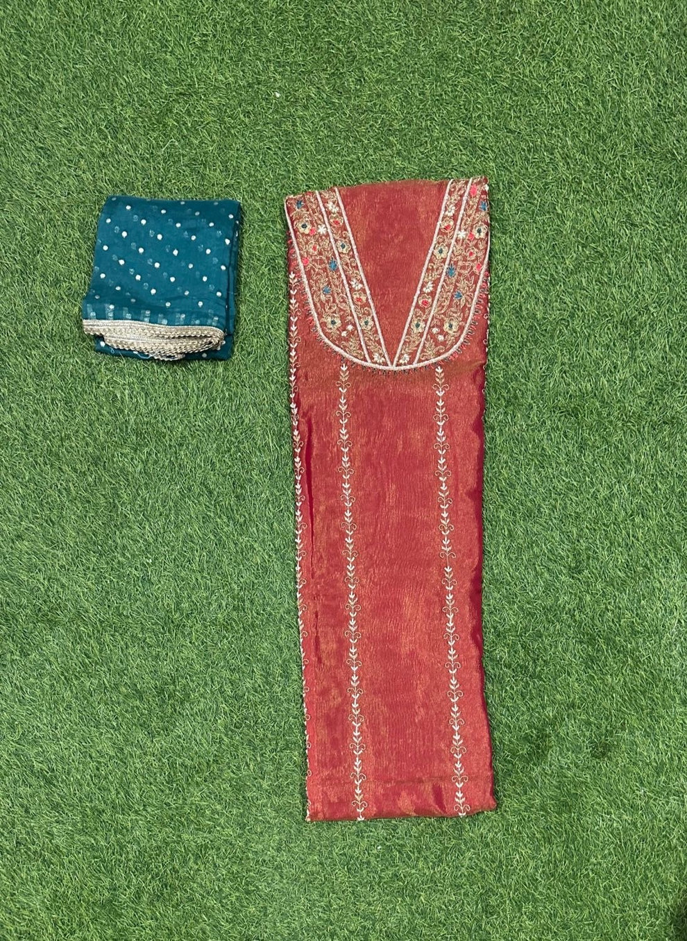 Shimmer Suit | Wedding | Party Wear | Ring Ceremony | Festival Suit ...