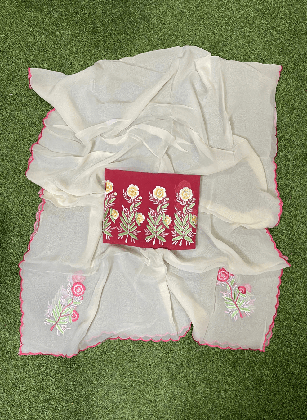 FS497 | Gajari Shade | Georgette Suit | Party Wear | Wedding | Jaggo ...